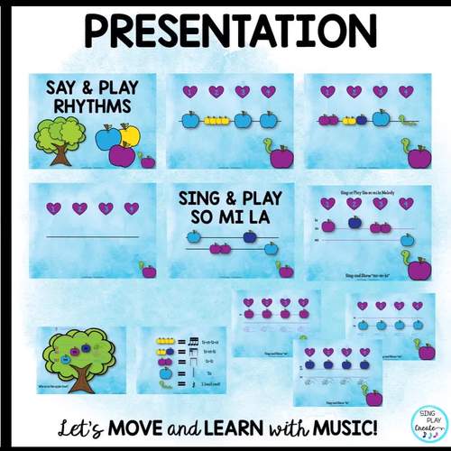 Music Rhythm and Melody Drag and Drop Digital Lesson and Activities LEVEL 2