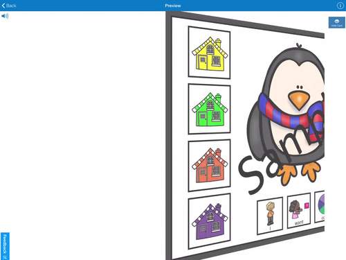 Open Ended Activity Penguin, Penguin Come Out BOOM Card Deck Speech ...
