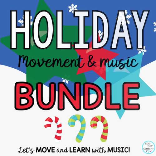 Holiday Music and Movement Activity Bundle: Music, PE, Brain Breaks ...