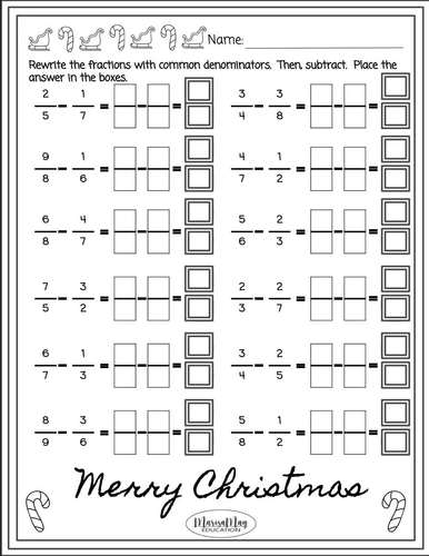 Elementary Math (4th & 5th grade) - Christmas Themed Fun Activity ...