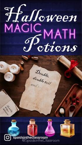 Halloween Math Potion Activity | Order of Operations Group Project