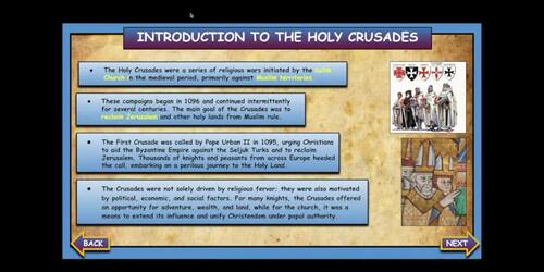 Holy Crusades Unit Bundle:Interactive Presentation|Reading ...