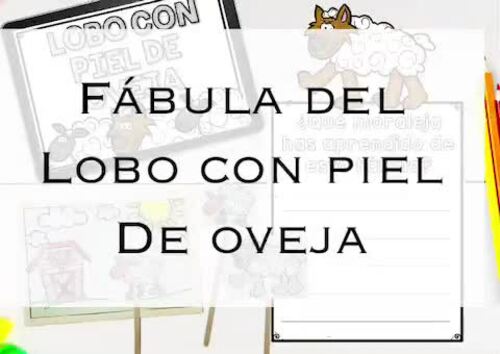Fábula Lobo con piel de oveja | Fable The Wolf in Sheep's Clothing in ...