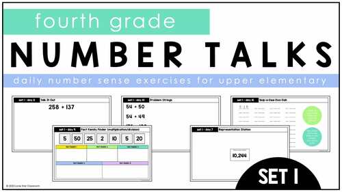 4th Grade Number Talks | SET 1 | Strengthen Mental Math and Build ...