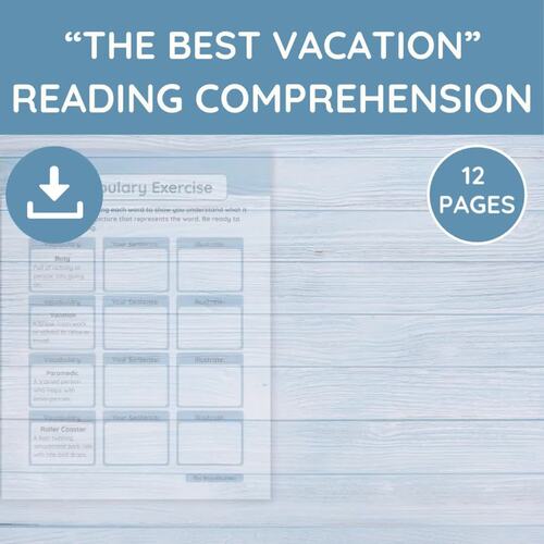 12-Page Short Story & Reading Comprehension Activities Homeschool ...