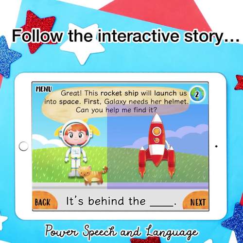 OUTER SPACE, Boom Cards Speech Therapy, Basic Concepts, WH Questions