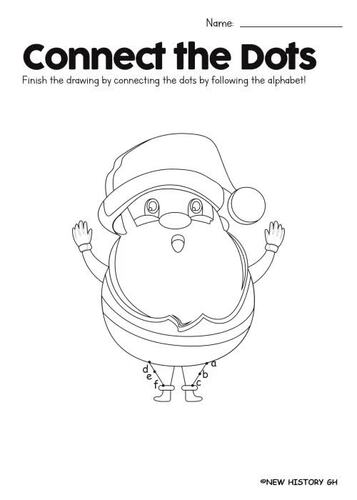 Worksheet Christmas Connect the Dots - Counting Activities Chrismas Theme