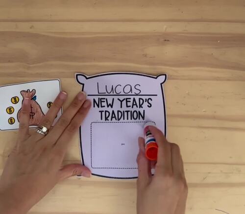 Shante Key's and the New Year's Peas Craft Lesson about Cultural Tradition