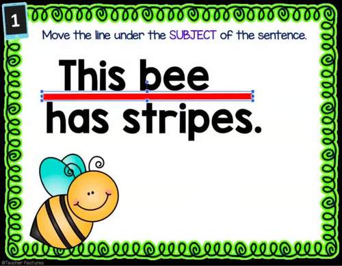 Parts of a Sentence, Subject & Predicate Grammar Practice Activities ...