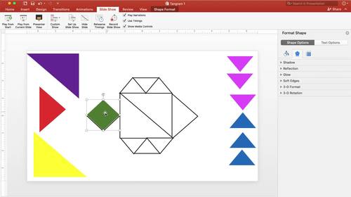 Interactive Tangram #1: OT / SPEECH Teletherapy Virtual therapy | TPT