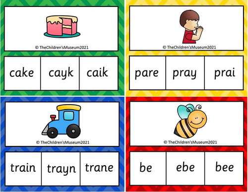 Phonics - ALTERNATIVE SPELLING PATTERN (clip it!) | TPT