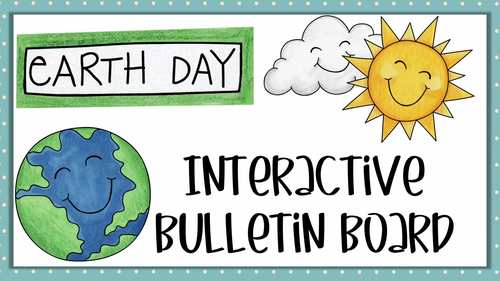 Earth Day Interactive Bulletin Board - Earth Day Research Activity
