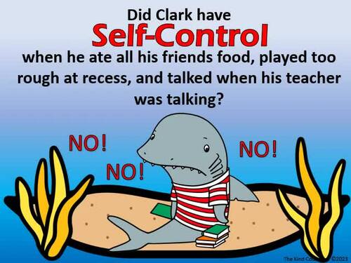 Clark the Shark - A Lesson on Self Control by The Kind Counselor