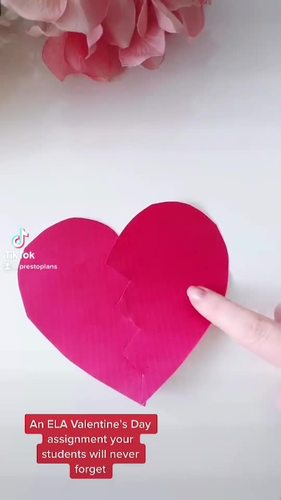 Valentine's Day Writing Assignment - Writing a Break Up Letter or Text ...