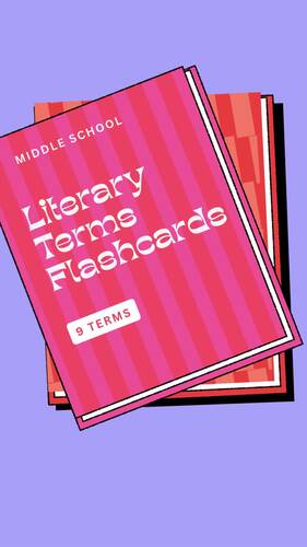 Analyzing Literature: 9 Essential Literary Device Cards with Examples