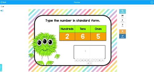Place Value Activities 2nd Grade - Digital Task Cards - 3 Digit Boom Cards