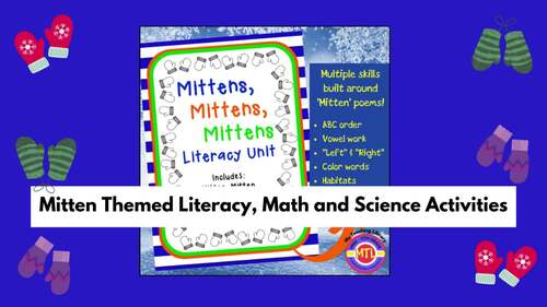 Mitten Themed Literacy, Math and Science Activities by My Teaching Library