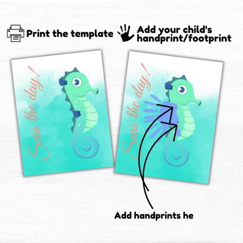 Summer Handprint Craft | Ocean Animal Craft| Summer Activities | Beach ...