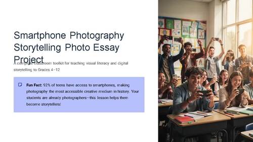 Storytelling Photo Essay Project Complete Classroom Toolkit Grades 4-12 ...