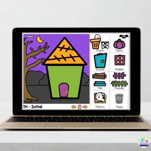 Build a Haunted House Halloween Boom Cards for Speech Therapy by Fun in ...