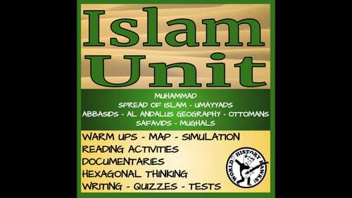Islamic Empires Unit Bundle - Map Reading Activities Simulation Project ...