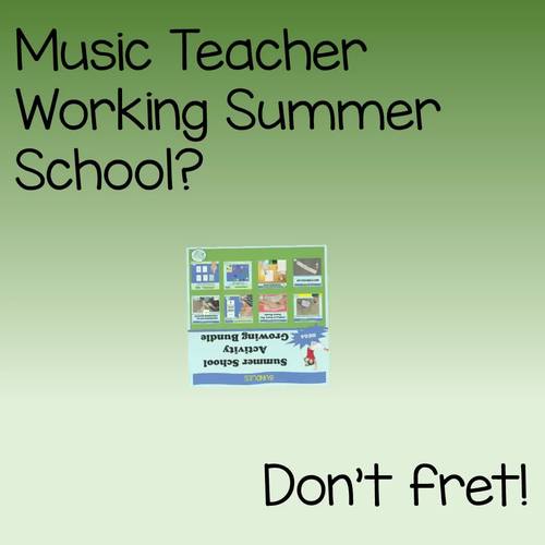 Music Class Summer School Activities MEGA Growing Bundle | TpT