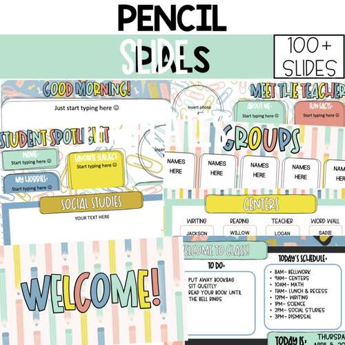 Back to School Slides Templates / Google Slides Templates / Meet the ...