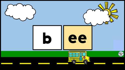 Back to School EA and EE | Vowel Teams EA & EE Digital Whole Group Activity