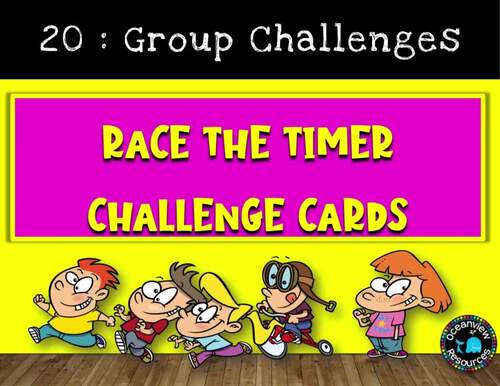 20 team building Challenge Cards – fun,brain breaks, cooperation # ...