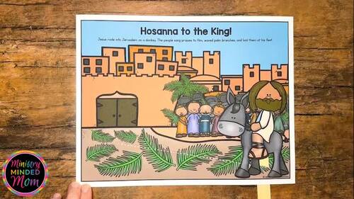 Jesus on a Donkey Palm Sunday Craft | Christian Easter Craft | Holy ...