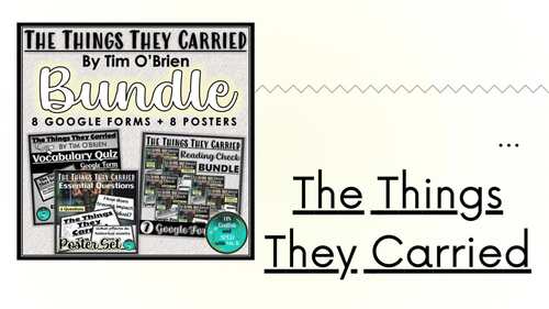 The Things They Carried | Essential Questions, Vocabulary & Reading ...