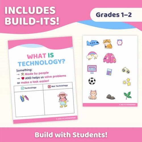 What Is Technology? Computer Science STEM Build Anchor Chart Anchor our ...