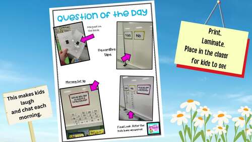 Question of the Day I Morning Meeting 180 Questions All Year Long.