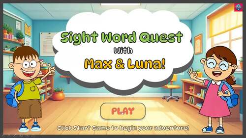 Sight Word Quest | K–2 Sight Word Practice Game | Fill-in-the-Blank ...