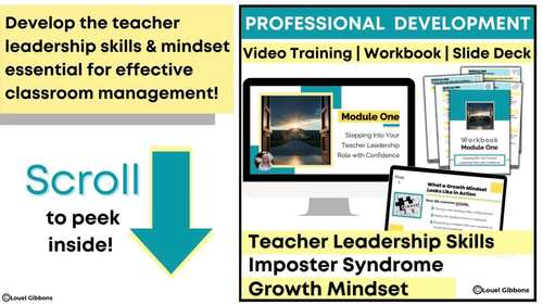 Growth Mindset Teacher Leadership Classroom Management Professional ...
