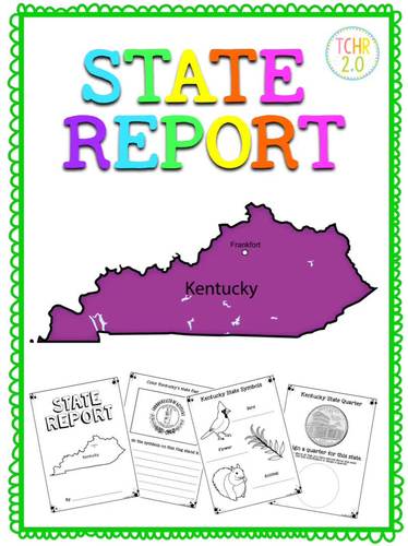 Kentucky State Research Report by TCHR Two Point 0 | TpT