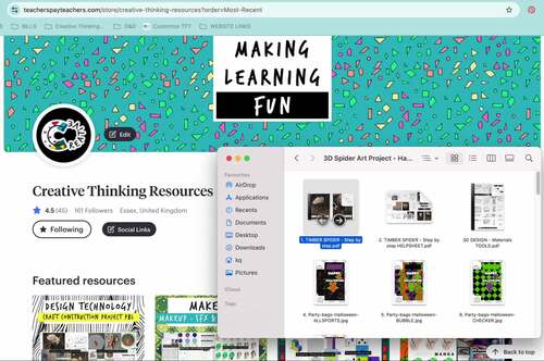 3D Spider Art Project - Halloween Craft Build Activity - Construction ...