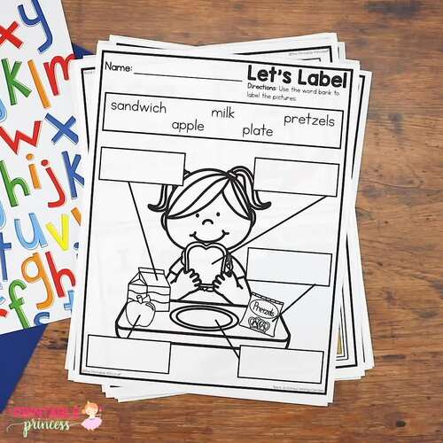Monthly Writing Center Activities for Kindergarten Year Long Writing Bundle