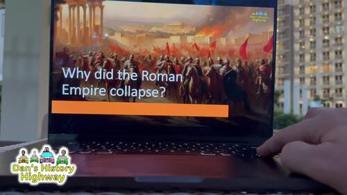 Roman Empire Collapse - Digital Roman History Lesson - Grades 6-8