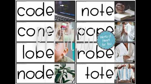 Magic e (CVCe words with the long o) differentiated activities and ...