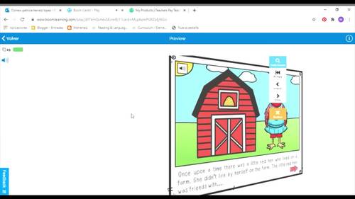 LITTLE RED HEN Boom Cards | Story Reading Comprehension by Ms Herraiz