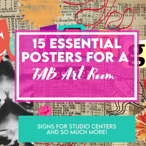 TAB and Choice Based Art Room Poster Bundle by Princess Artypants