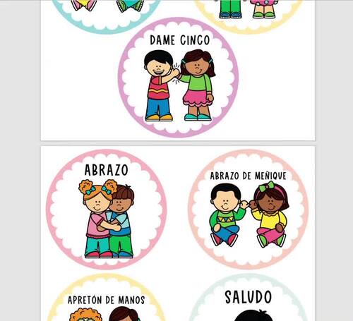 Morning Greeting Choices Spanish Morning Greeting Choices Boho ...