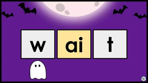 Halloween Vowel Teams AI and AY | Digital Phonics | PowerPoint | Google ...