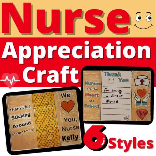 Nurse Craft Appreciation Letter Activity Art by DadsDesigns | TPT