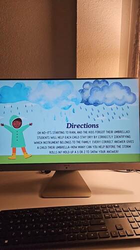 Rainy Day Instrument Family Spring Interactive Elementary Music ...