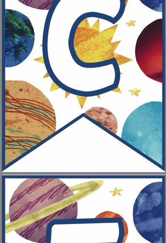 SPACE DAY Posters and Bunting BULLETIN BOARD DISPLAY by TechLitTeach