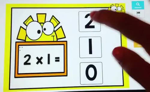 Summer Multiplication Boom Cards BUNDLE- Multiplication Tables 0-12