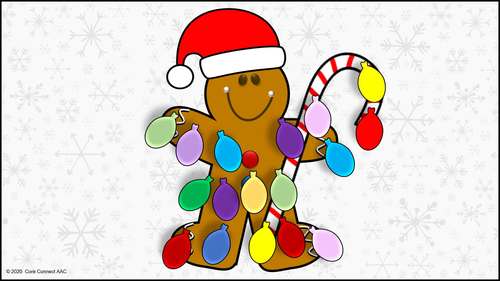 Gingerbread Man Pop | Interactive Slide Show Activity | Early Intervention