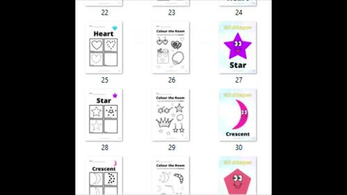 Let's Learn Shapes Activity Pack (American Version) by Penny Saving Mum